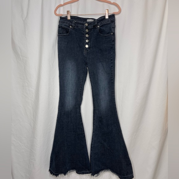 Altar'd State | Jeans | Altered State Button Up High Rise Flare Bell ...